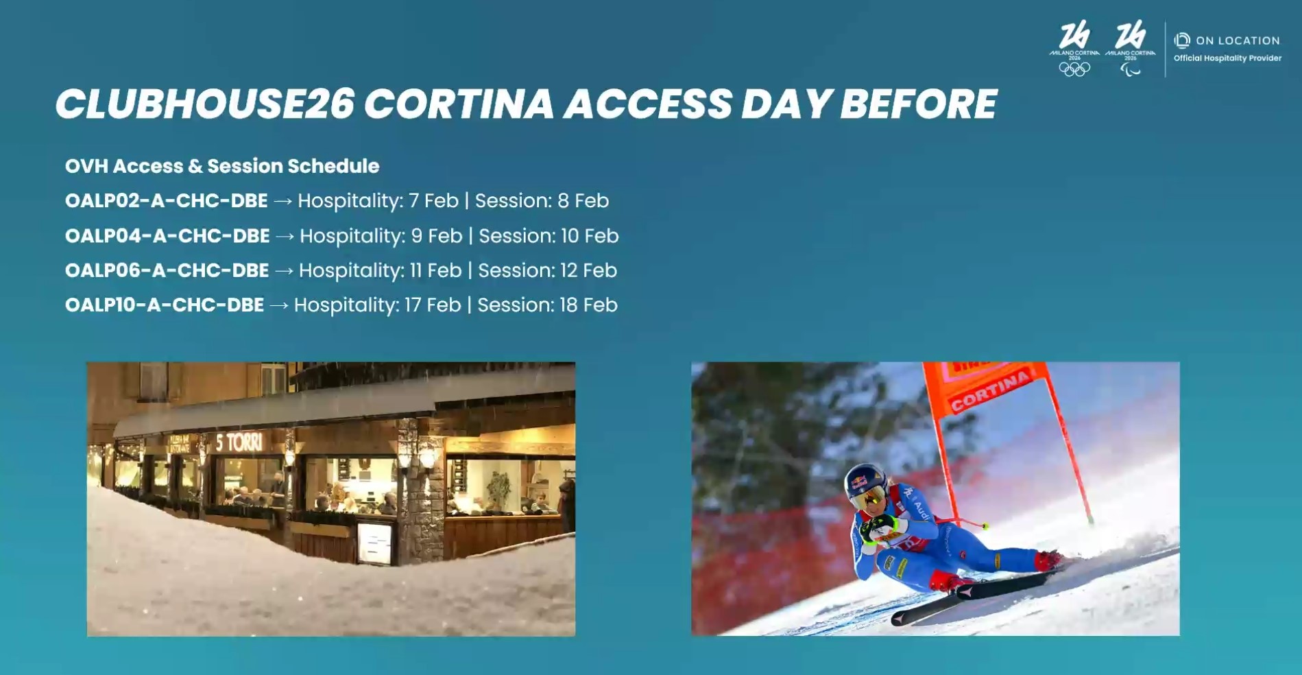 Bormio/Cortina Alpine Ski
